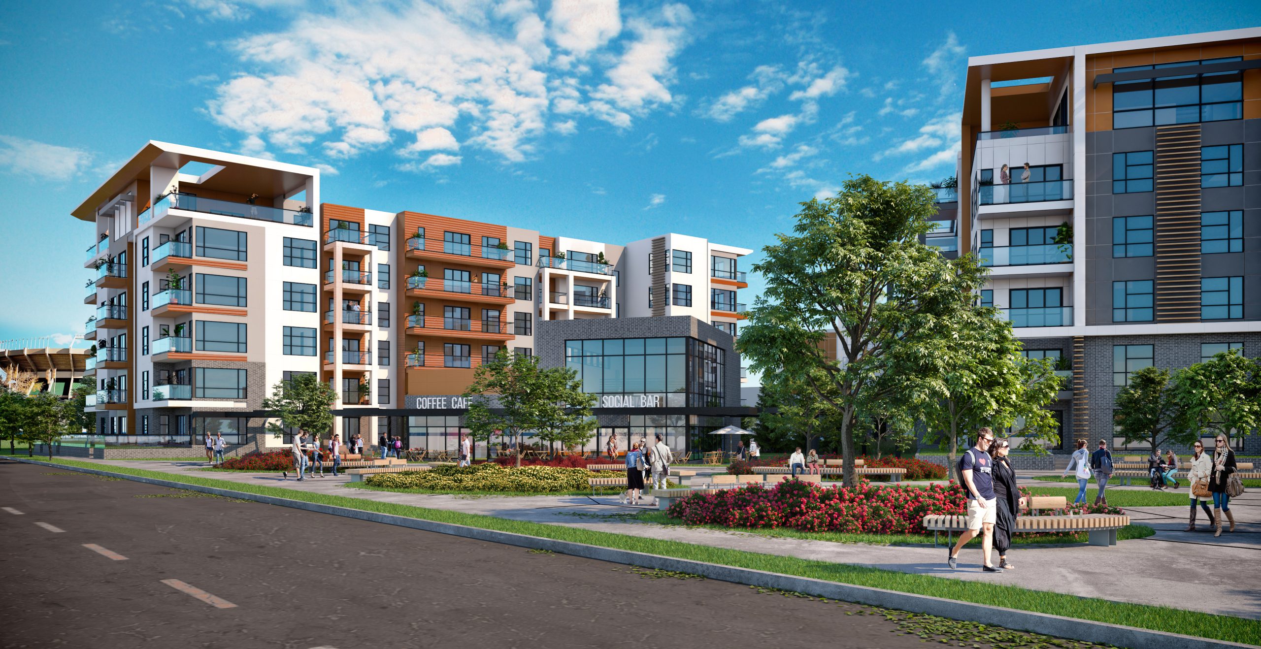 Dauk Commons at Stadium Yards Finalist in 2021 CHBA National Awards for ...